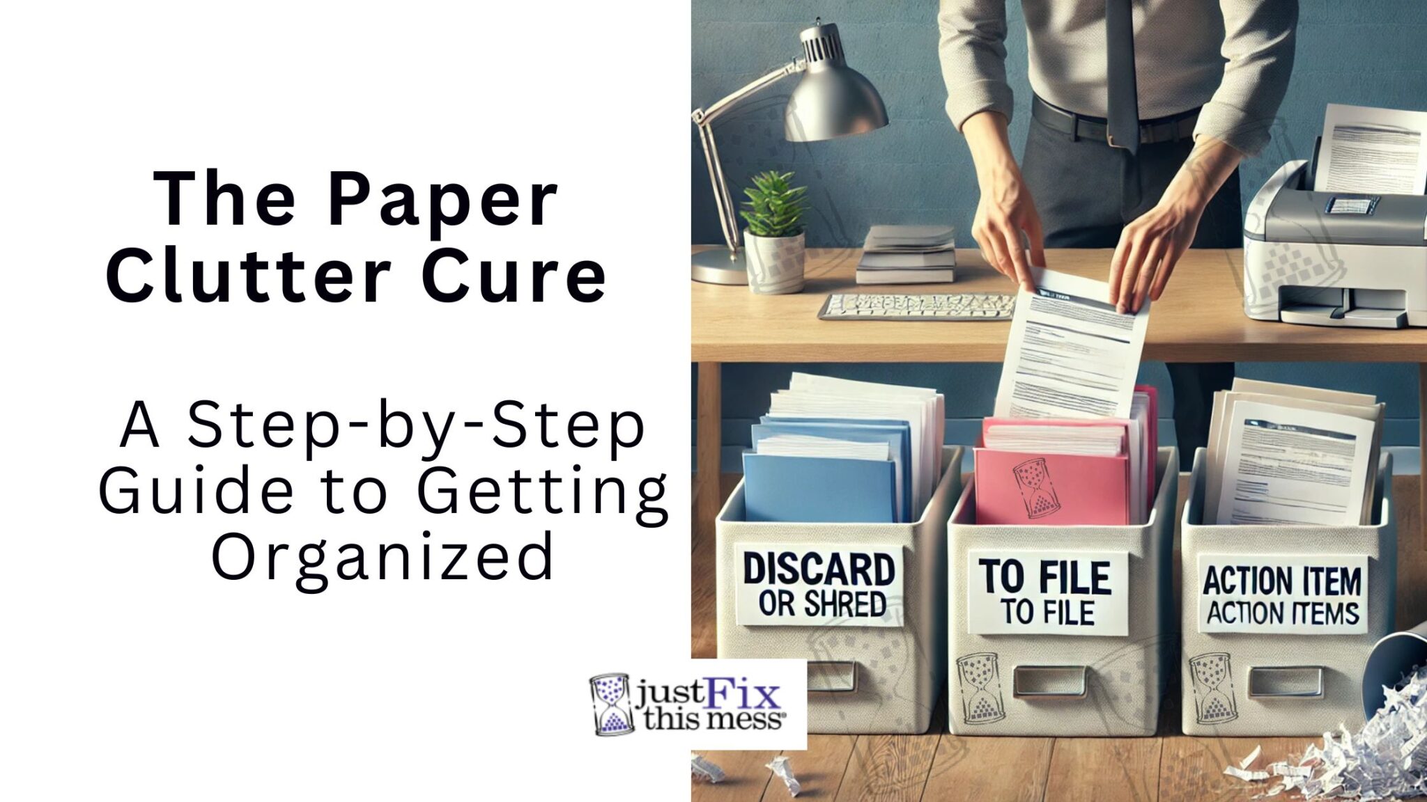 The Paper Clutter Cure - A Step-by-Step Guide to Organizing your Paper ...